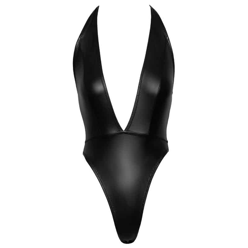 Køb Cottelli Amy Bodystocking Wetlook Sort her →